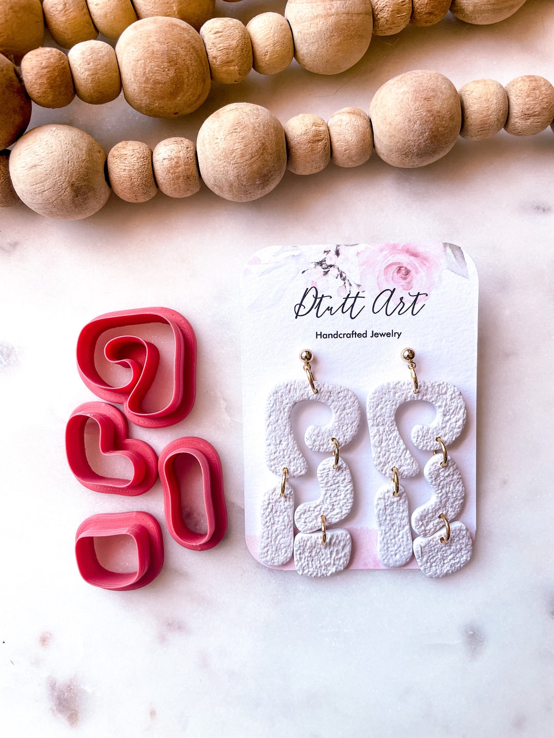 The AMELIA ABSTRACT// 4 Piece Polymer Clay Cutter, PLA Filament, Sharp ...