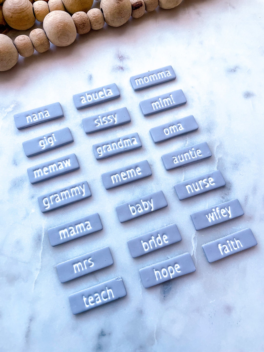 BLOCK MINI STAMPS // Pla Filament, Clay Cutters, Clay Earrings Jewelry ...