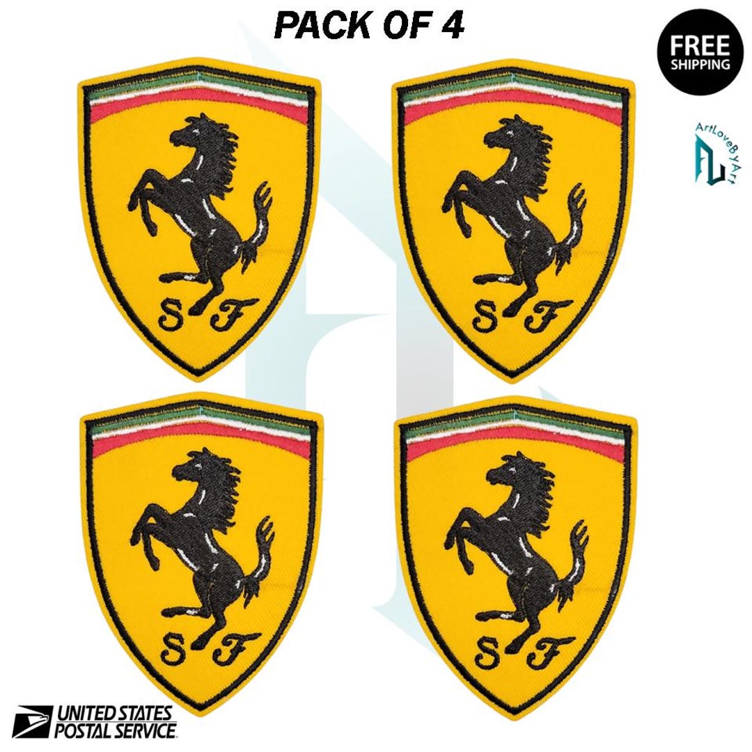 Pack of 4 Porsche Stuttgart Embroidery Patch Car Logo Iron on Sew On - Etsy
