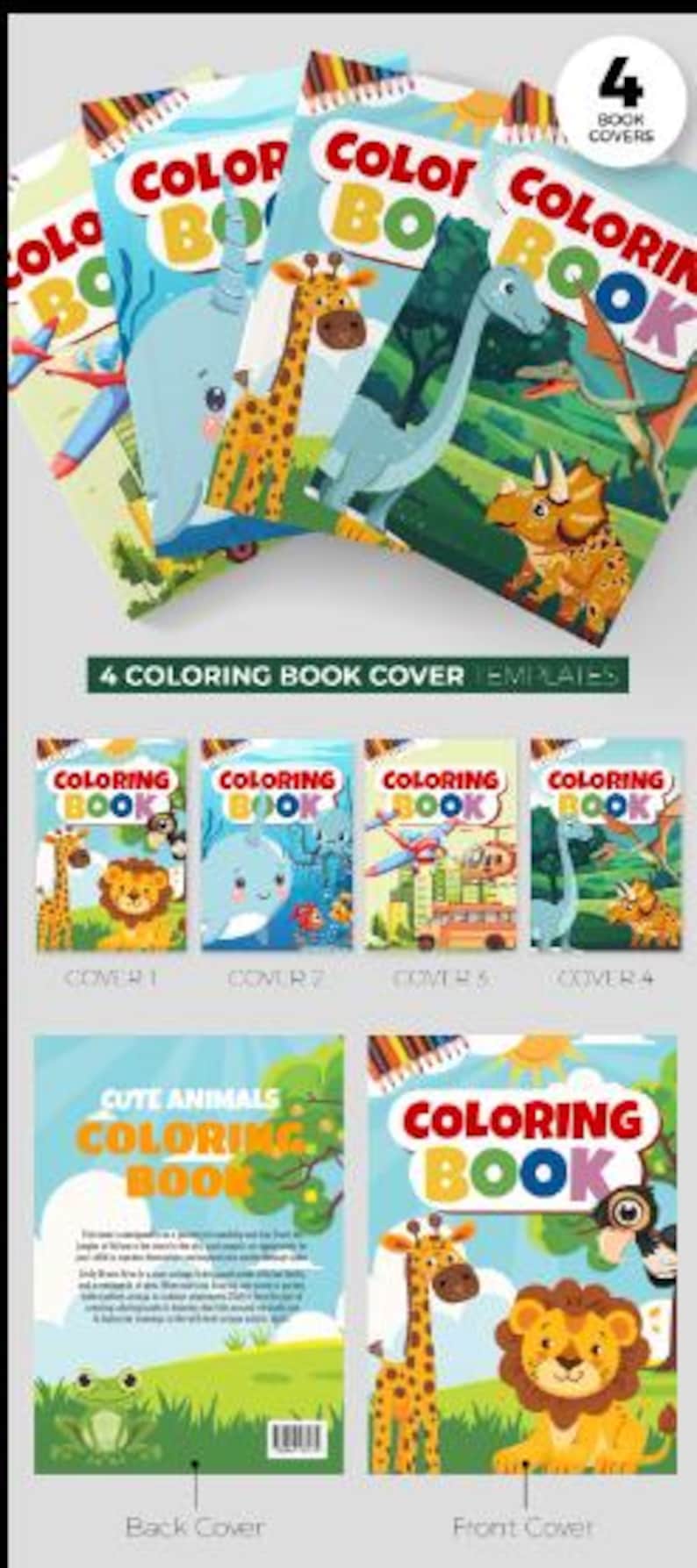 Kids Coloring Book Printable PDF | Fun Coloring Pages for Kids ...