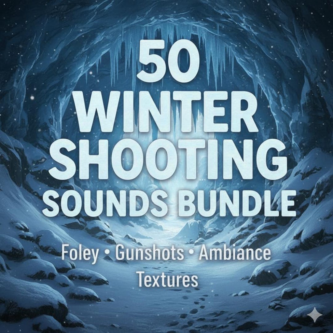 50 Winter Ambient Sound Effects Pack | Snow, Ice, Wind, Blizzard, Fire ...