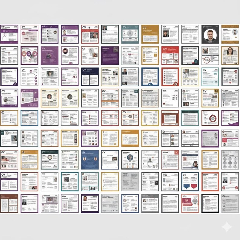 500+ Professional CV & Resume Templates Bundle | Modern, Ats-friendly ...