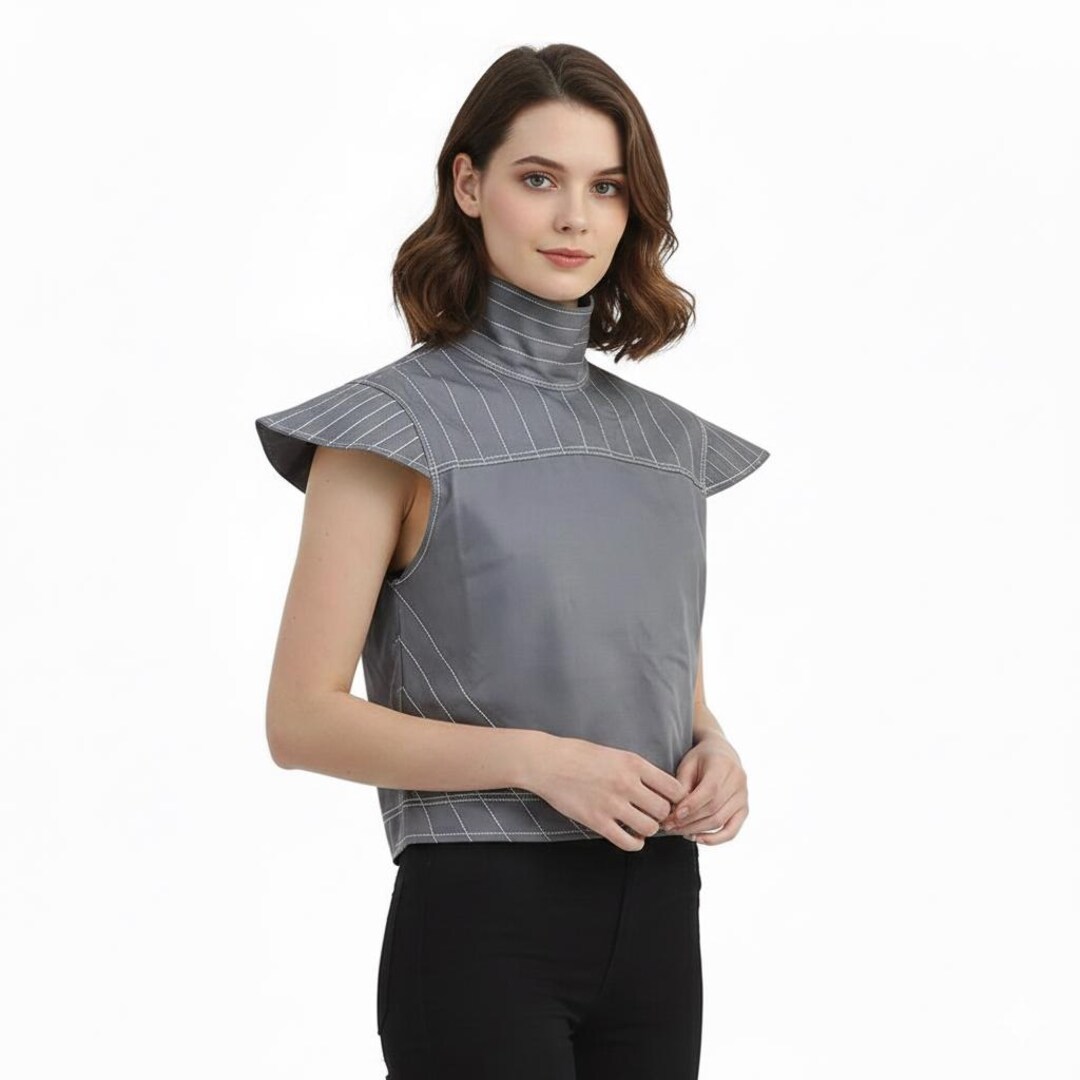 Fan-inspired Sci-fi Flak Vest | Dark Grey Armor Cosplay Vest ...