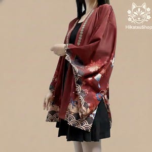 Unisex Samurai Kimono Cardigan – Japanese Streetwear Haori for Men and ...