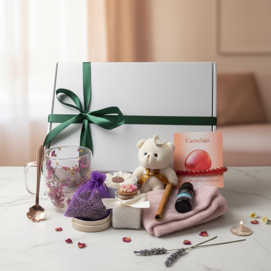 Luxury Relaxation Self Care Gift Box –spa Set With Mug & Socks - Etsy