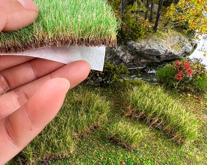 Miniature Artificial Turf Bundles - DIY 3D Model Scene - Etsy