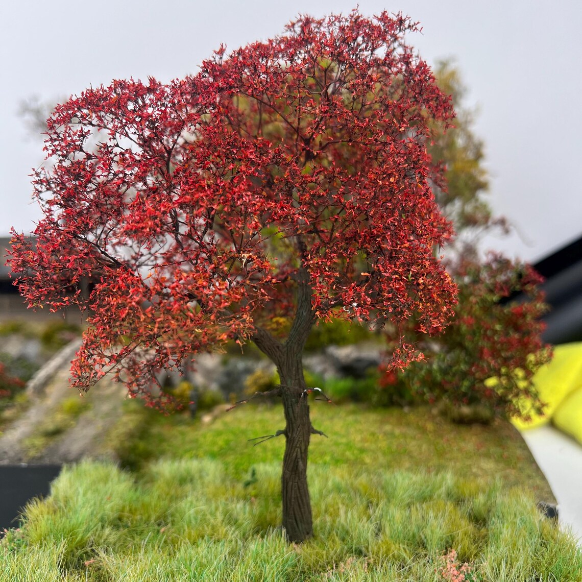 7.1–7.9 Inch Wire Red Maple 3D Model Tree, Railway, and Desktop Design ...