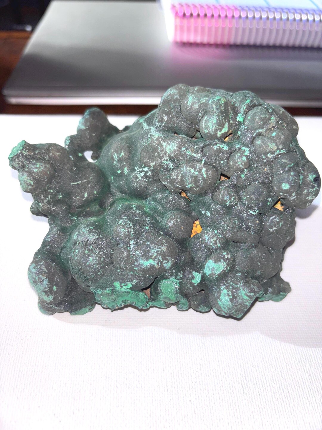 Rare Botryoidal Malachite Specimen With Natural Matrix - Etsy