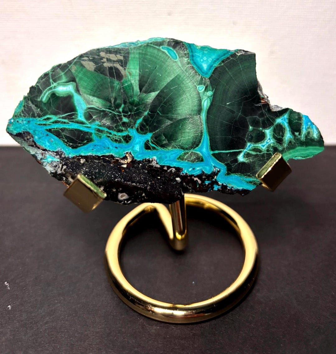 Malachite & Chrysocolla Slab - Etsy