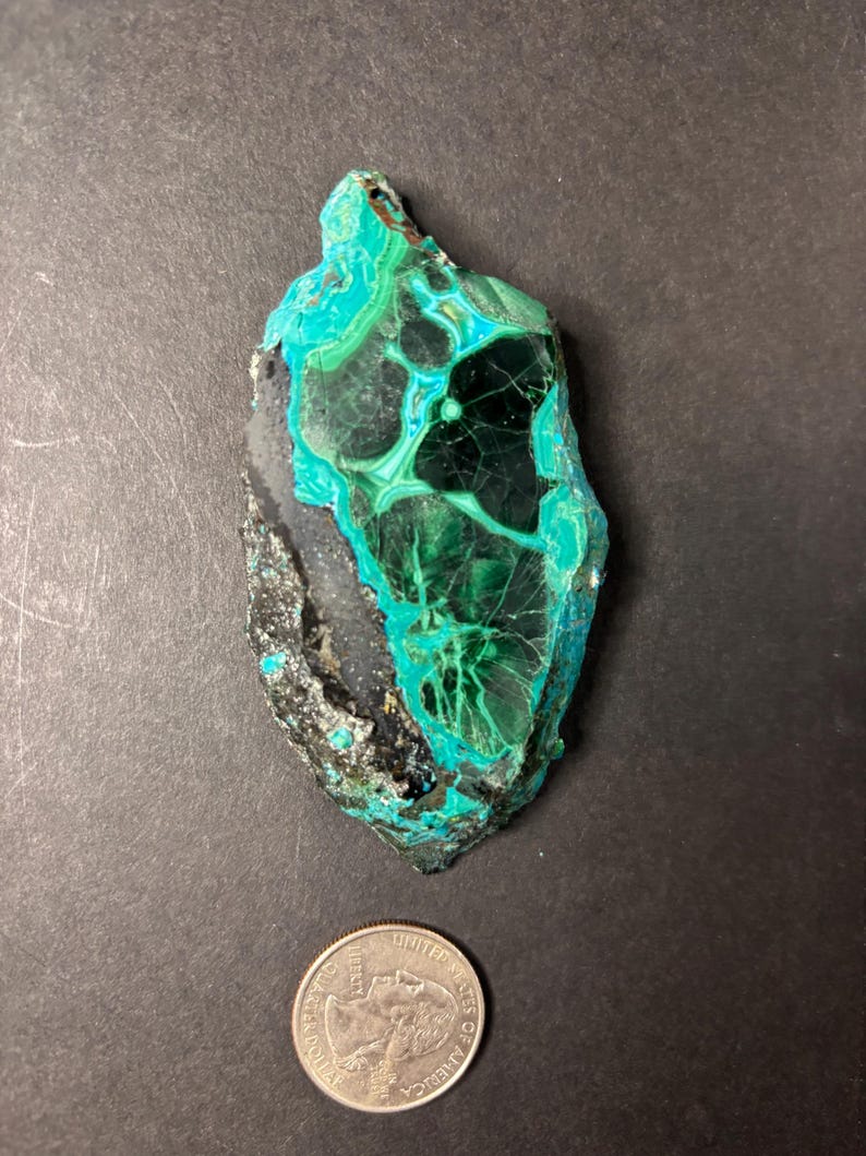 Malachite & Chrysocolla Slab - Etsy