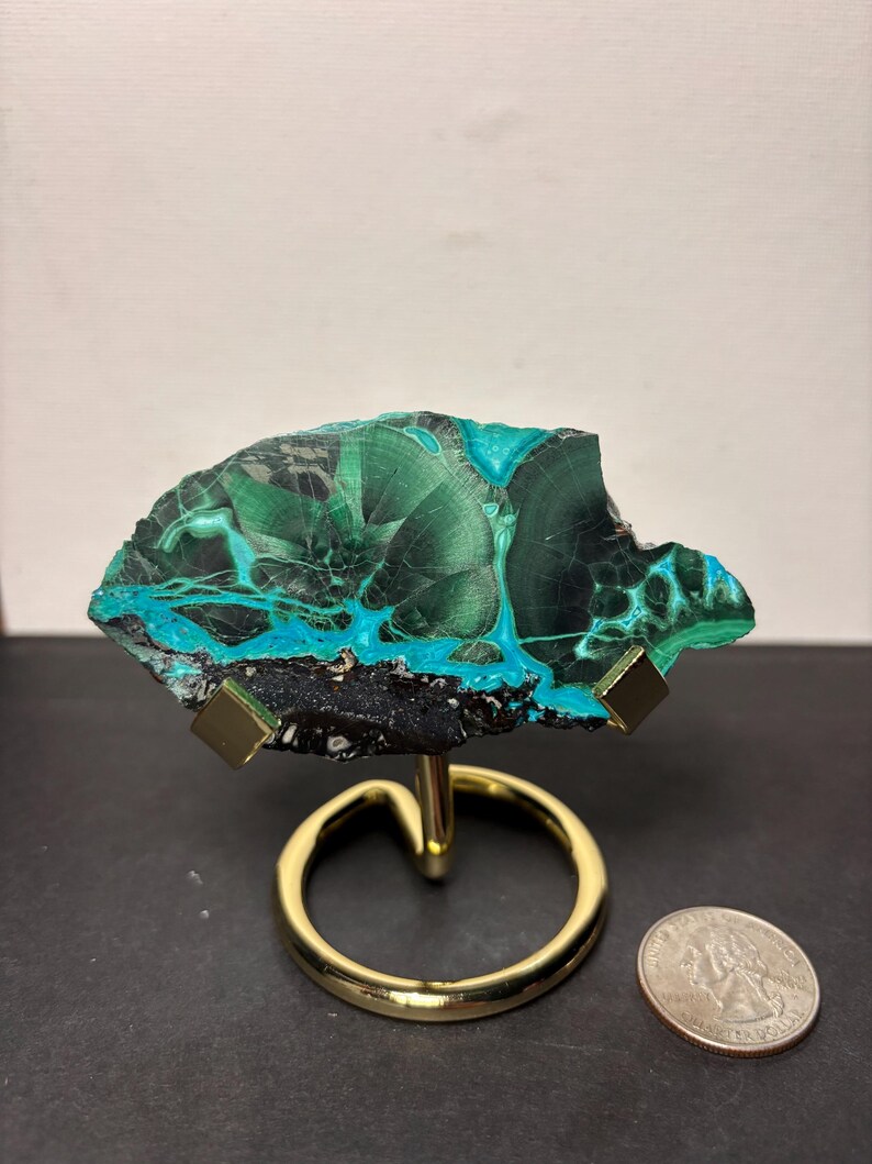 Malachite & Chrysocolla Slab - Etsy