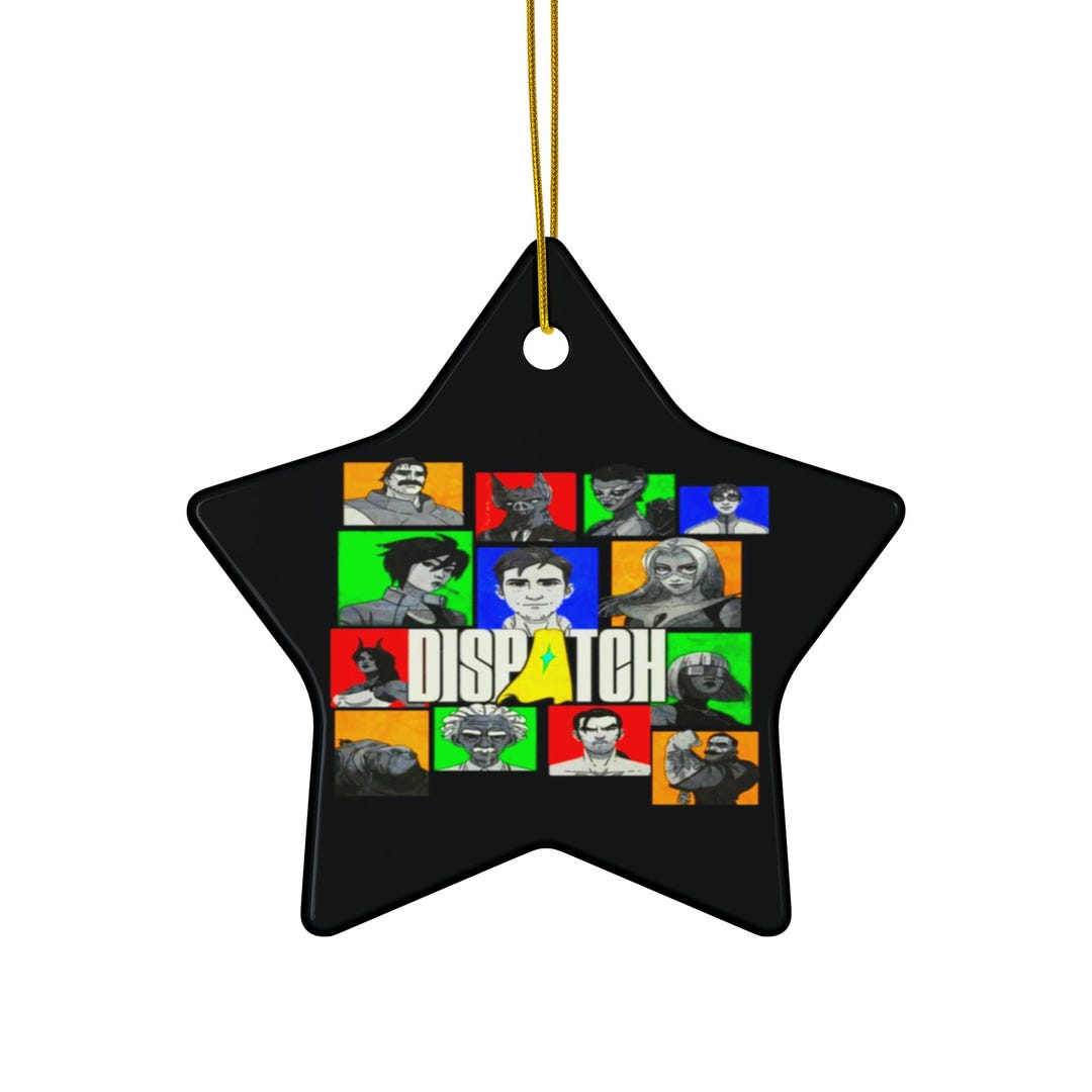 Dispatch Game Design Ceramic Ornament - Holiday Tree Decoration - Etsy