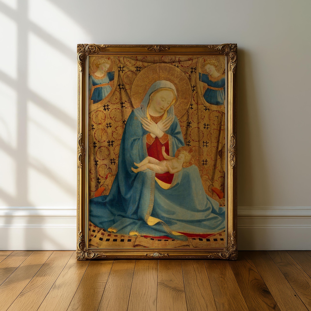 Madonna of Humility Art Print – Renaissance Virgin Mary & Child ...