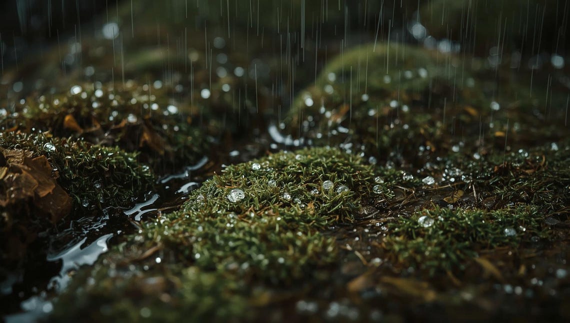 Soft Rain Ambient Nature Loops Vol. 1 – Calm Rain Wallpapers & Seamless ...