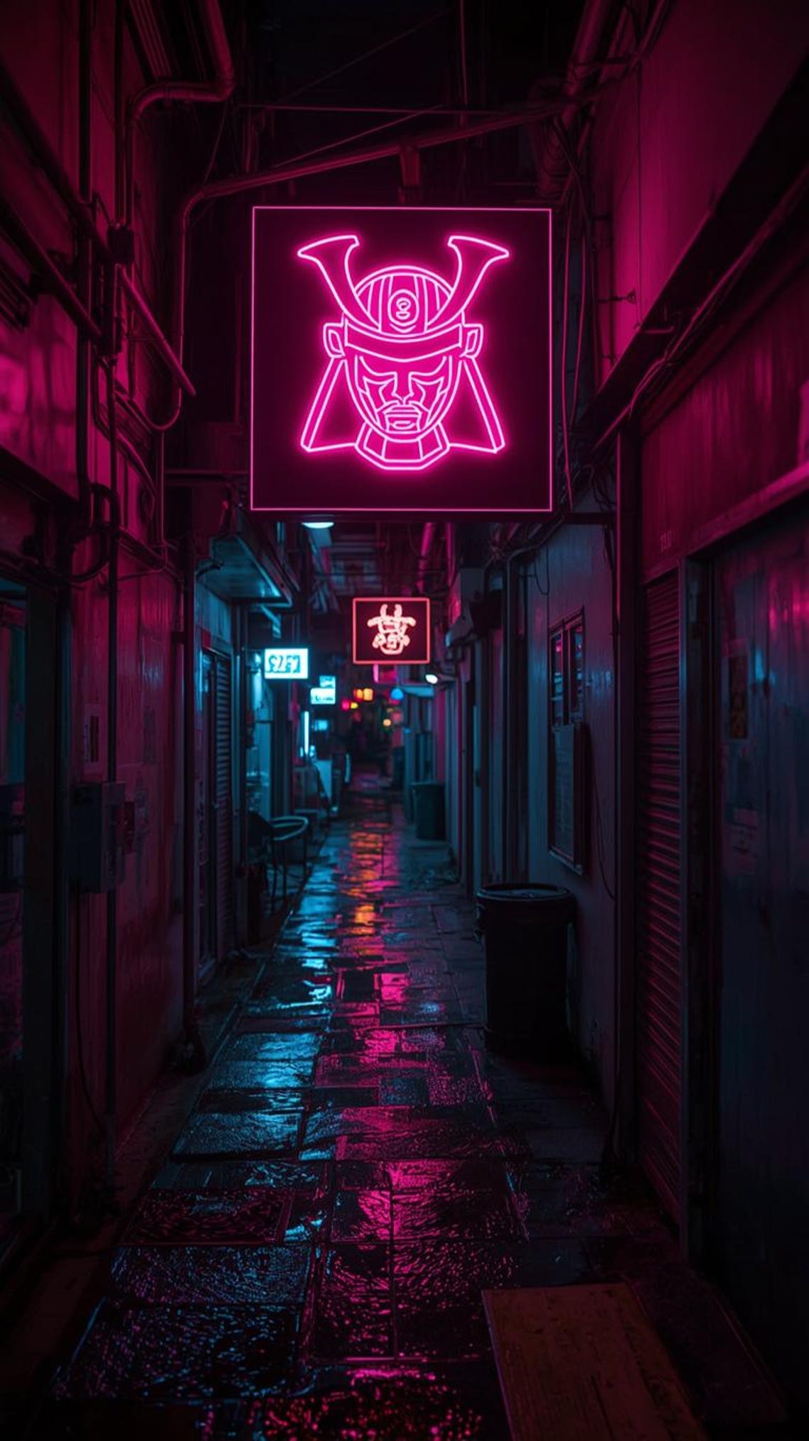 Neon Cyberpunk Wallpaper & Animated Loops Bundle (digital Download) - Etsy