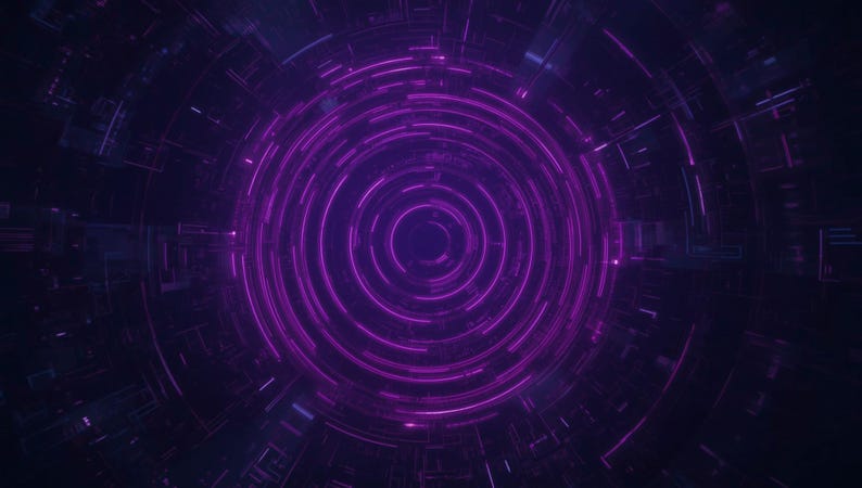 Neon Sci-fi HUD Loops & Wallpapers | Tech Pack - Etsy