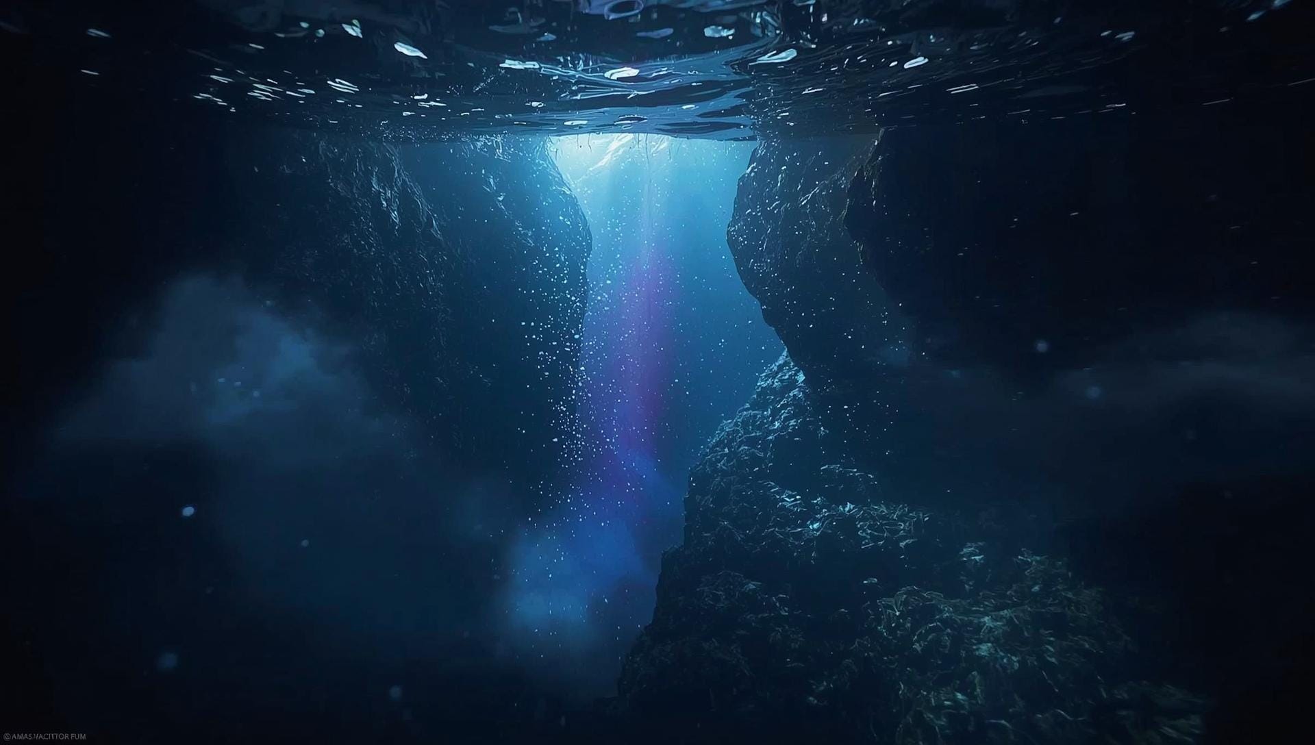 Ocean Abyss Blue Energy Loops (vol. 1) 10 Wallpapers, 10 Animations - Etsy