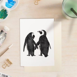 Penguin Love Card - Anniversary Gift, Valentines Gift for Husband Him ...