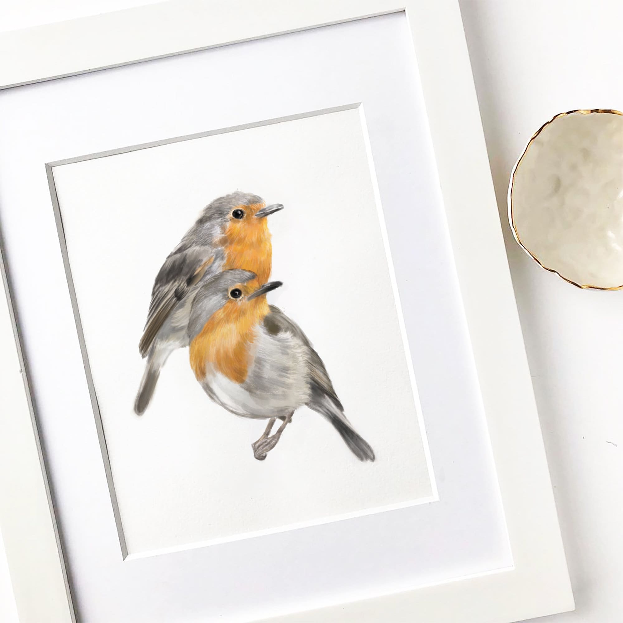 Robin Bird Friendship Print, Bird Decor, Wall Art, Baby Room ...