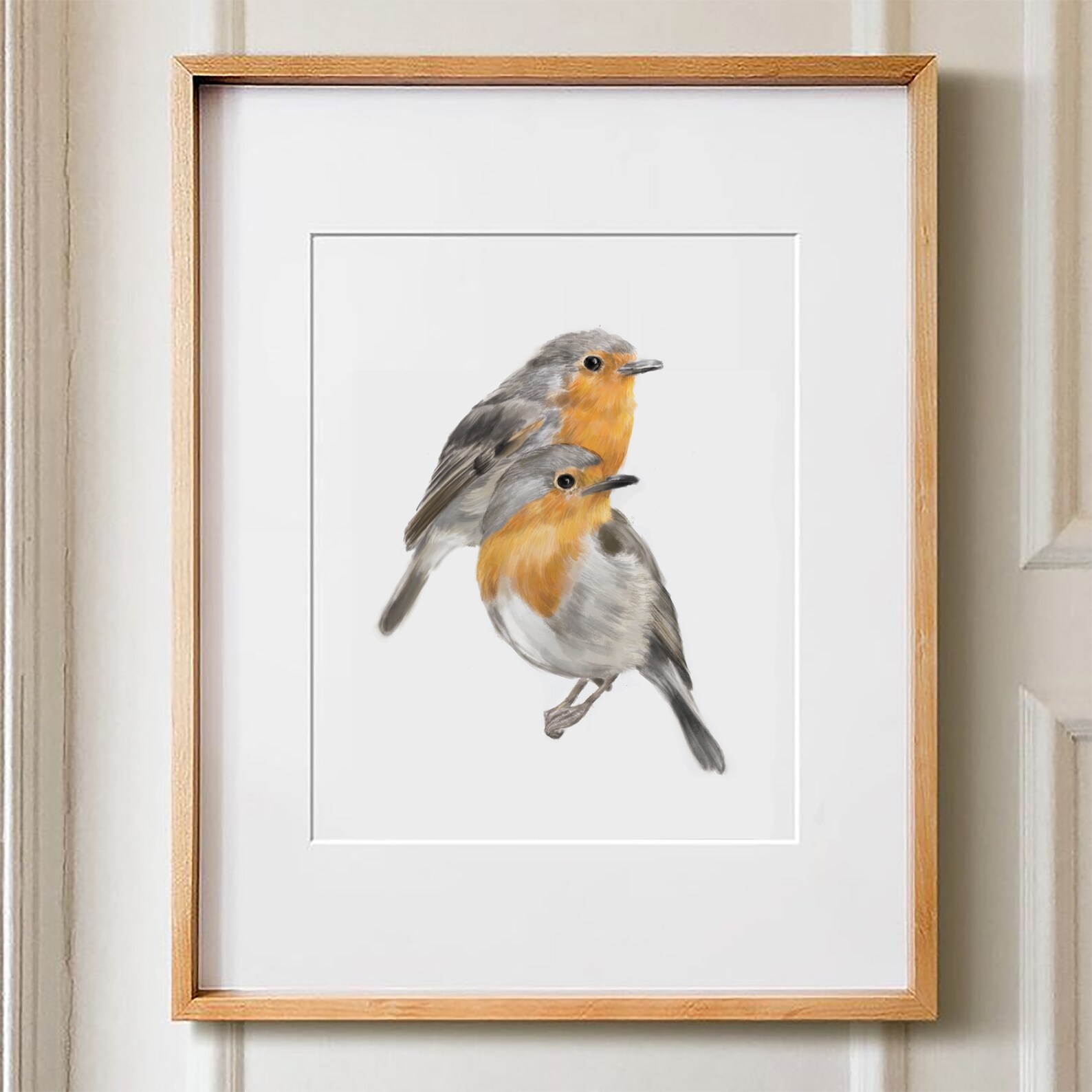 Robin Bird Friendship Print Bird Decor Wall Art Baby Room | Etsy