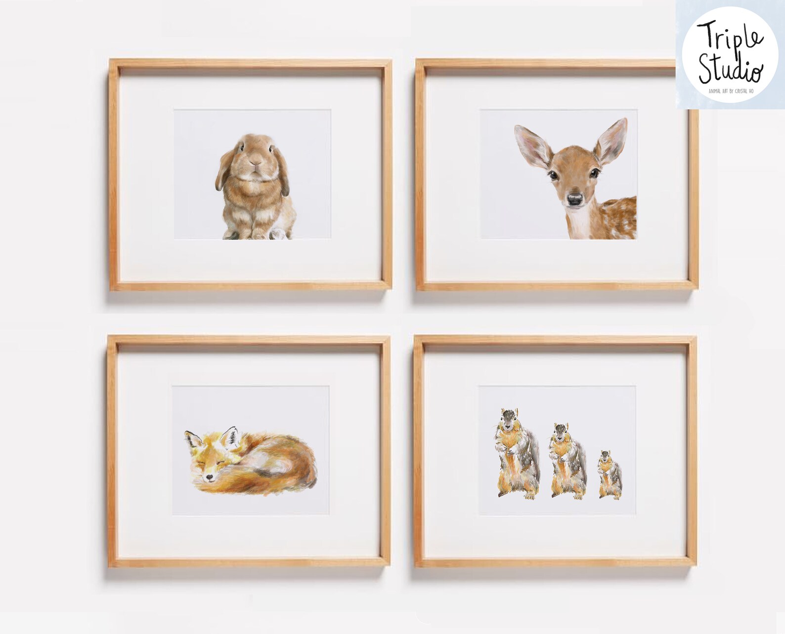 Fox Art Print Boho Wall Decor Woodland Animals Nursery - Etsy