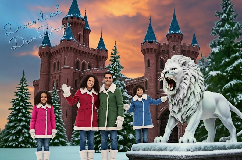 Stone Lion - Narnia Inspired Digital Backdrop - Etsy