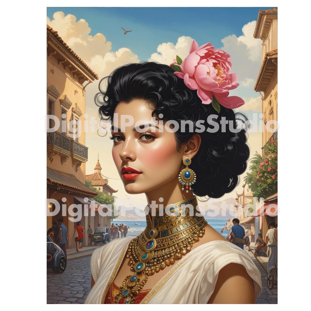 Ai-generated Eleanor Portrait – Vintage Style Digital Art (instant ...