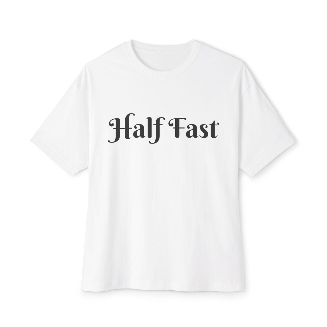 Half Fast Tee | Wry Humor Graphic, Retro Car Back Print - Etsy