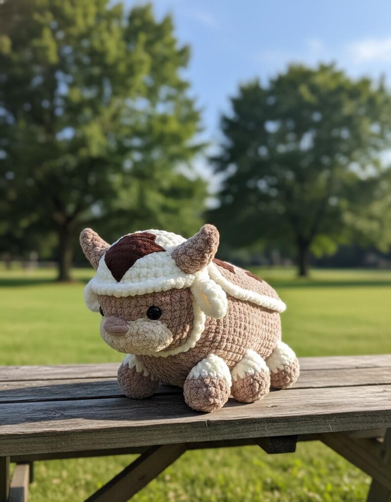 Appa Amigurumi Crochet Pattern | Avatar the Last Airbender | Flying ...