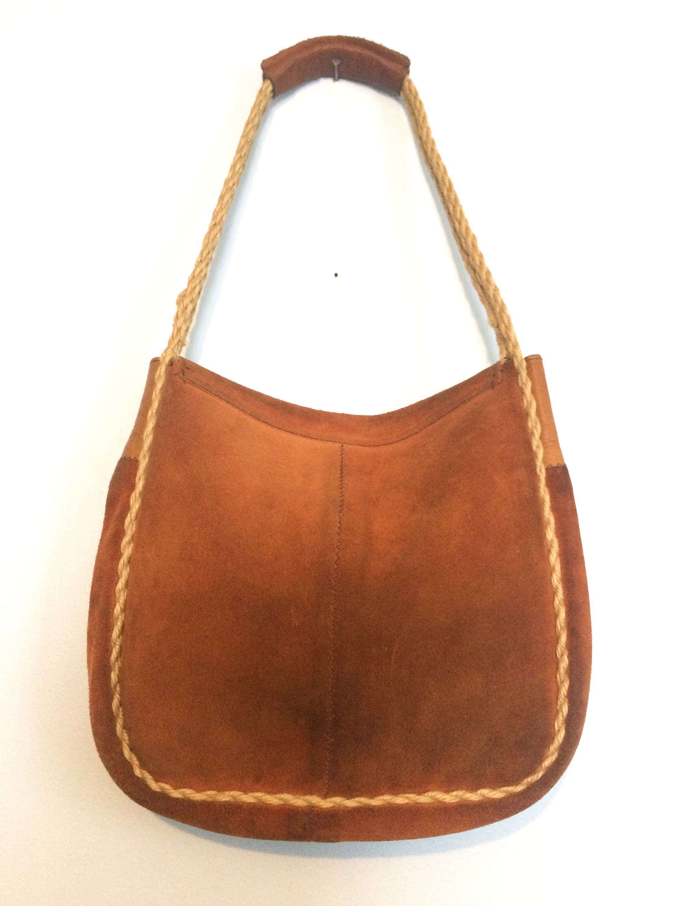 Vintage 70s Rust Suede Hippie Purse / Hippie Festival Bag / Boho ...