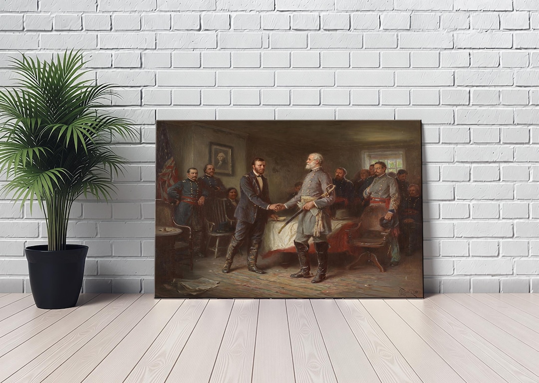 Jean Leon Gerome Ferris Art Print: Grant and Lee History Painting Home ...