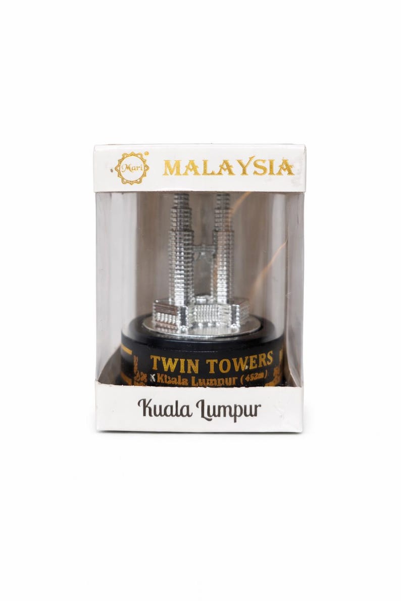 Petronas Twin Towers Kuala Lumpur Malaysia Replica (metal) With Box - Etsy