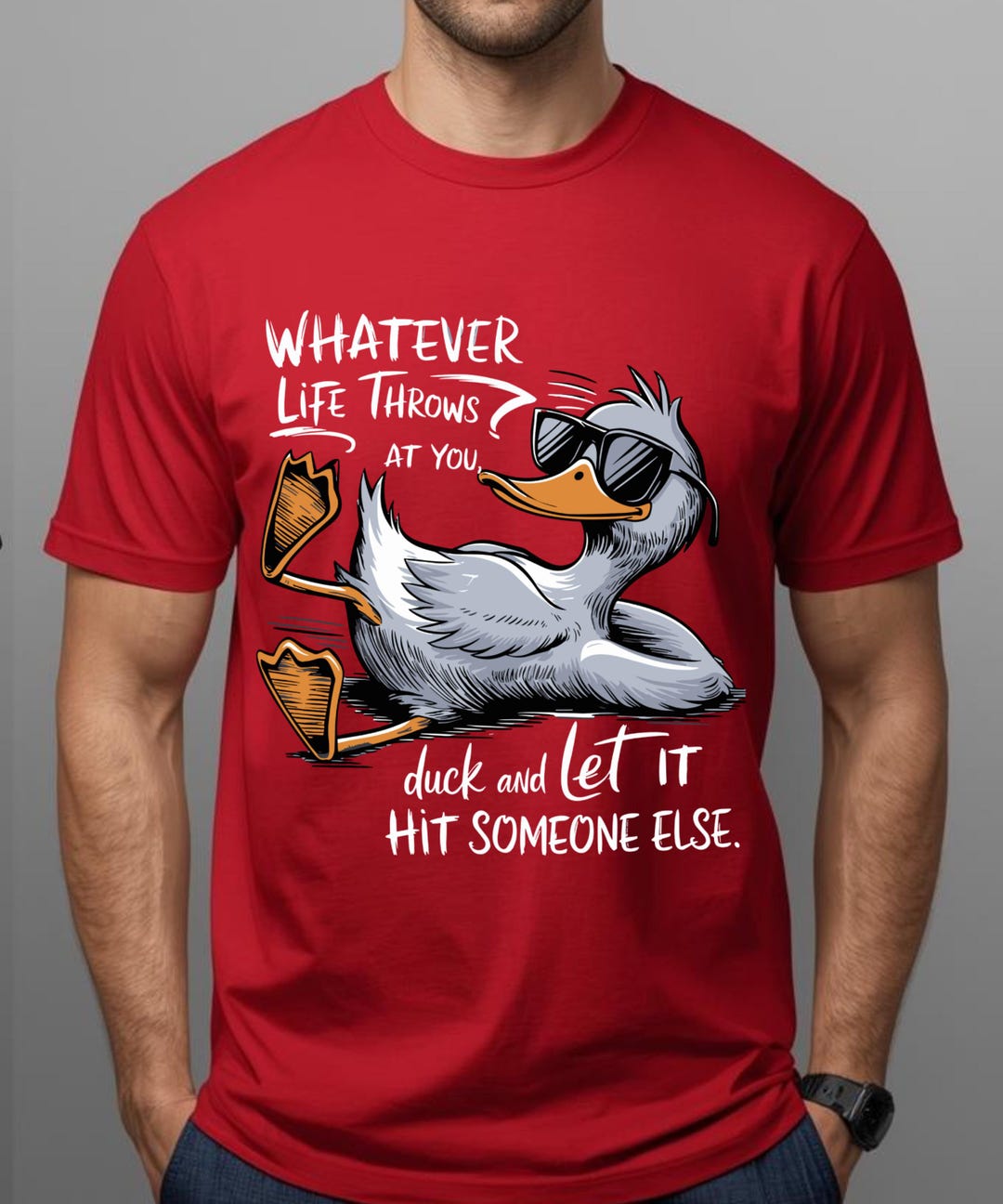 Funny Duck PNG | Sarcastic Humor Sublimation Design - Etsy