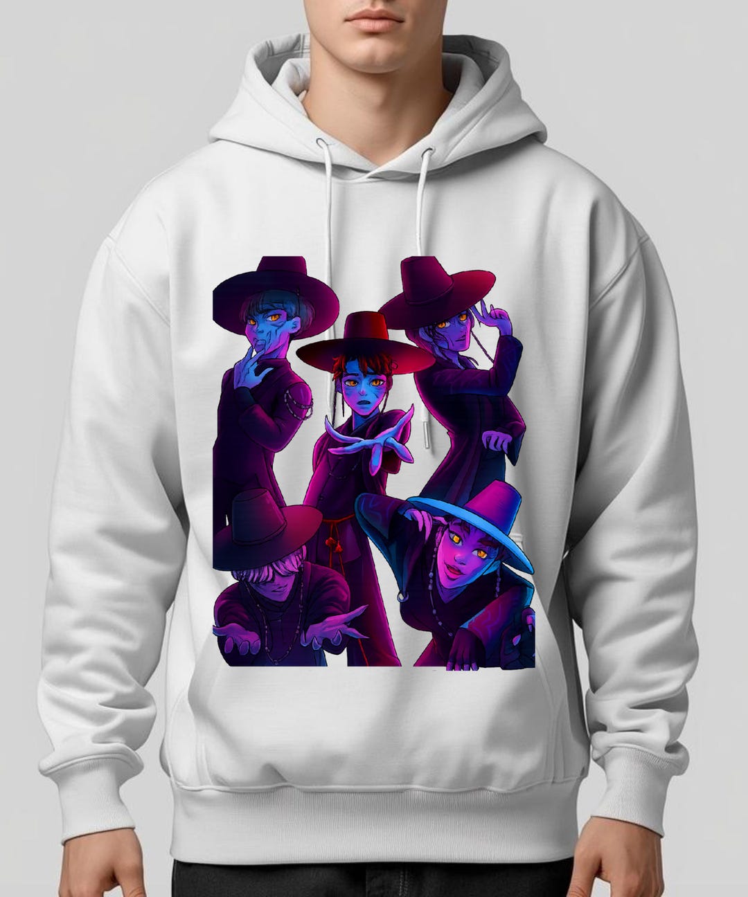 Neon Anime Reaper PNG | Dark Fantasy Characters Clipart | Glow ...