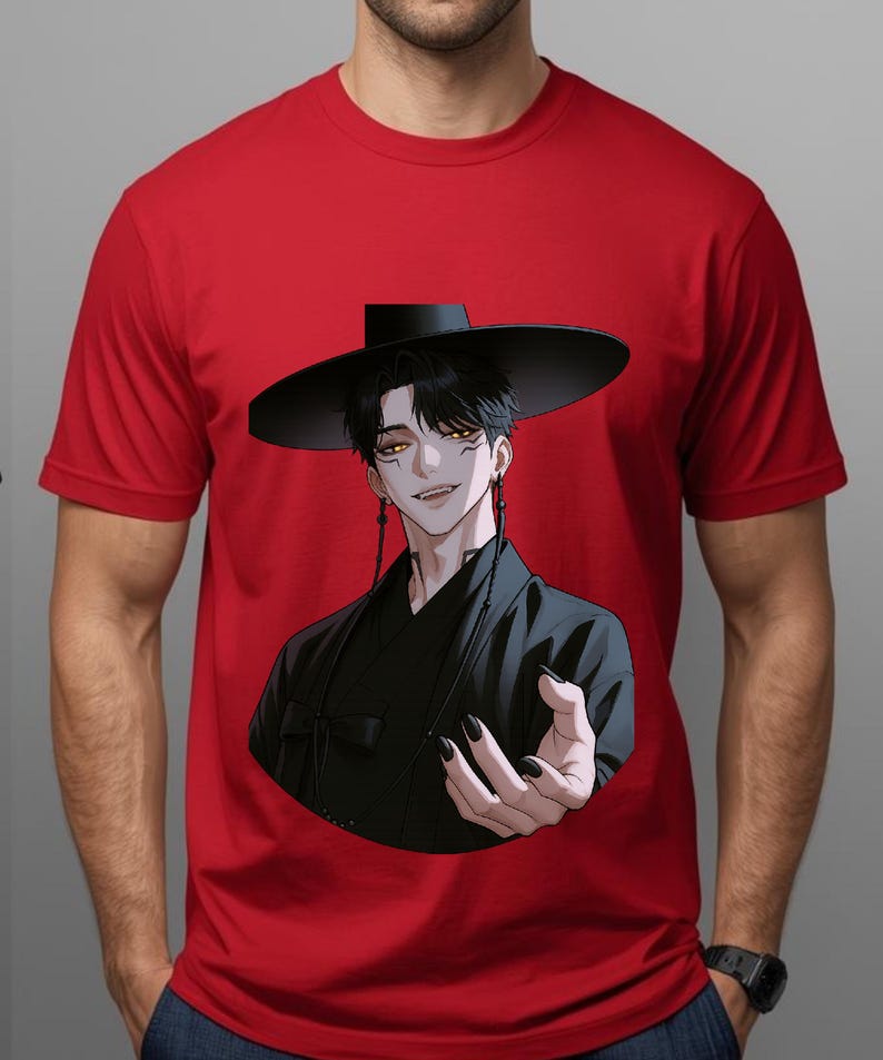 Dark Anime Male Character PNG | Gothic Manhwa Style Art | Aesthetic ...