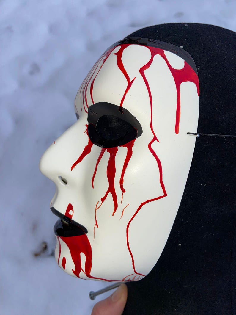 Slipknot Foam Mask Joey Jordison #1 Bloody Iowa Vol.3 Subliminal Verses ...
