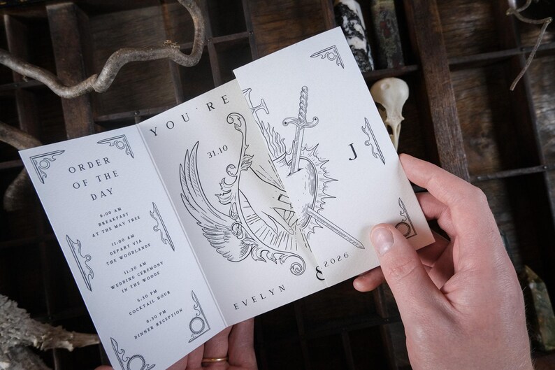 Personalized Romeo and Juliet Wedding Invitation Card | Romantic Design ...