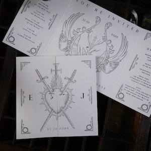 Personalized Romeo and Juliet Wedding Invitation Card | Romantic Design ...