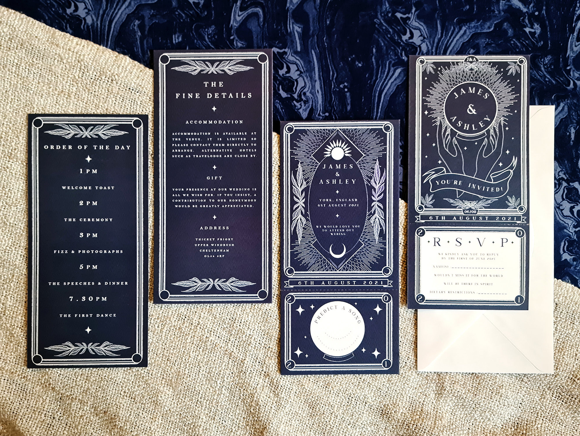 Tarot card wedding invitations 60 photos - Astyledwedding.com