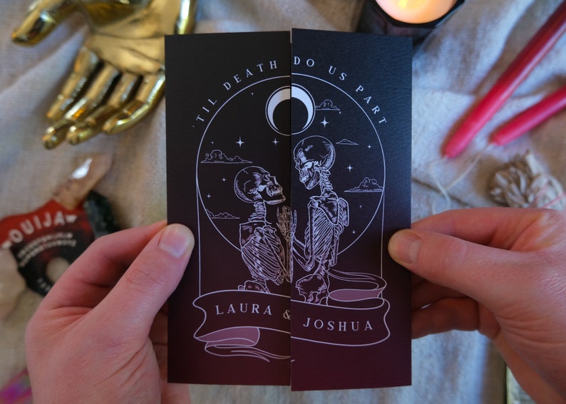 Unique Tarot Card Ouija Wedding Invitation 'til Death Do - Etsy