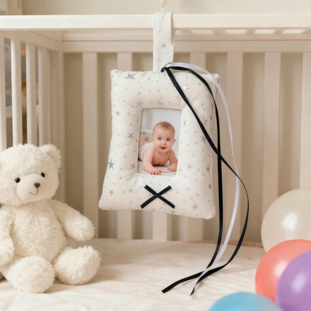 Personalized Handmade Fabric Photo Frames / Custom Nursery Decor ...