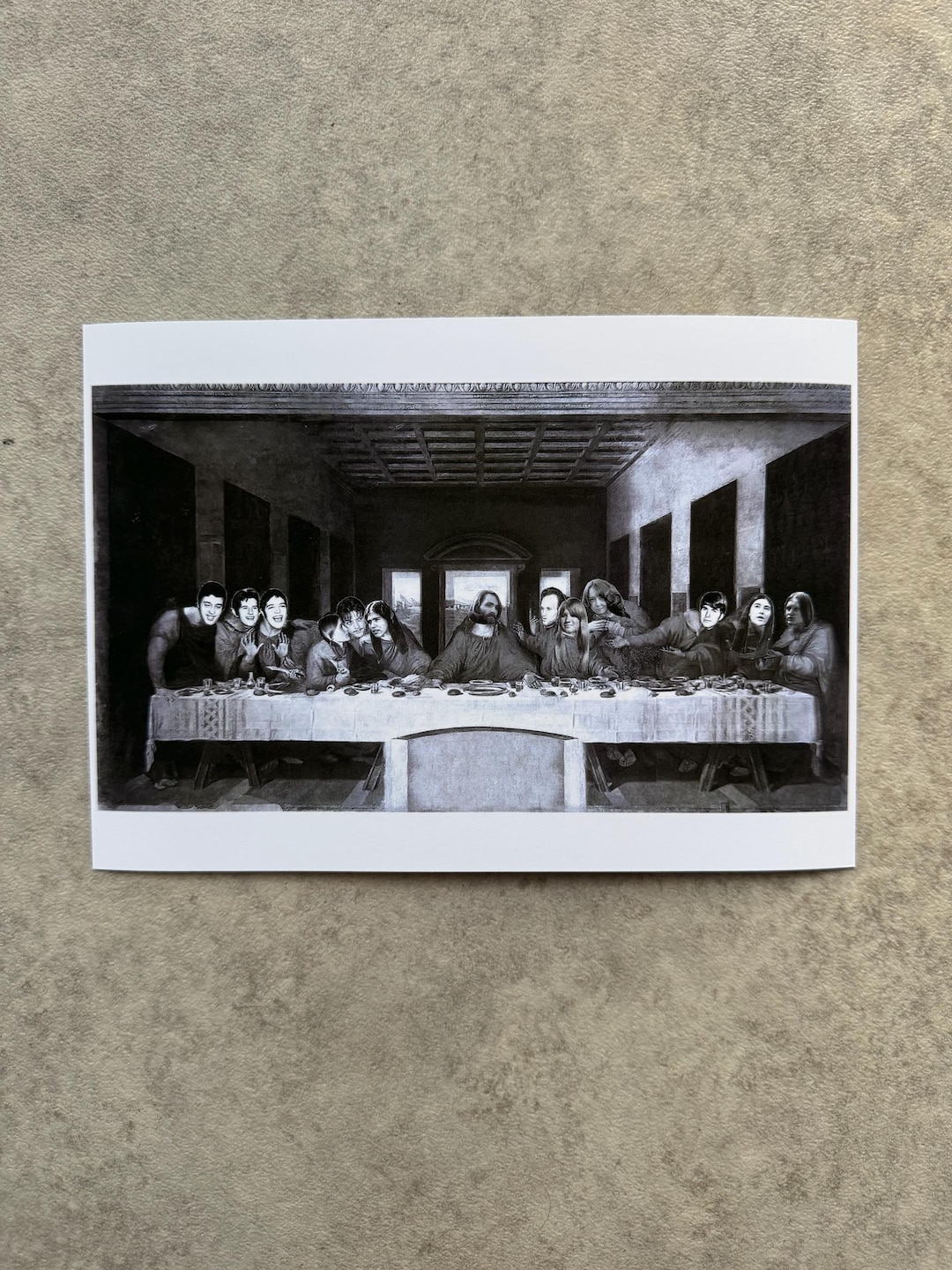 Manson Family 'last Supper' Collage Print: Dark Historical Art (A5 ...