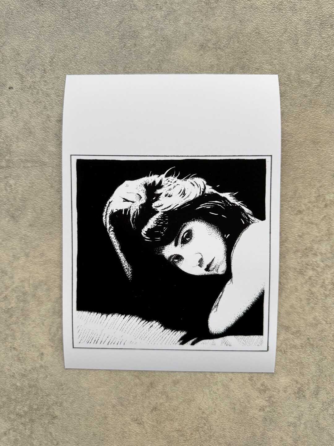 Clairo "charm" Stippling Portrait, Hand-drawn Indie Pop Art Print (A5 ...