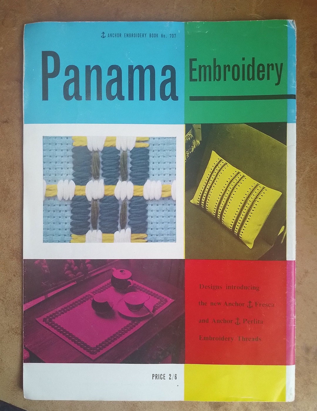 VINTAGE 1960s Embroidery Booklet Panama Embroidery Cross Stitch - Etsy