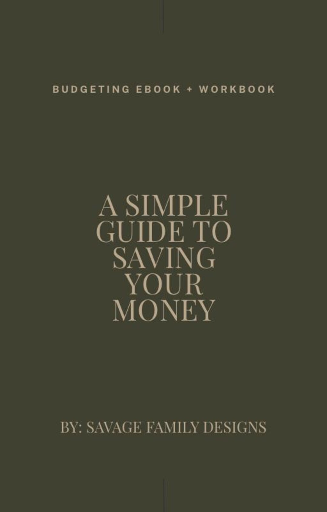 Beginner Budgeting Workbook | Expense & Savings Tracker (printable PDF ...