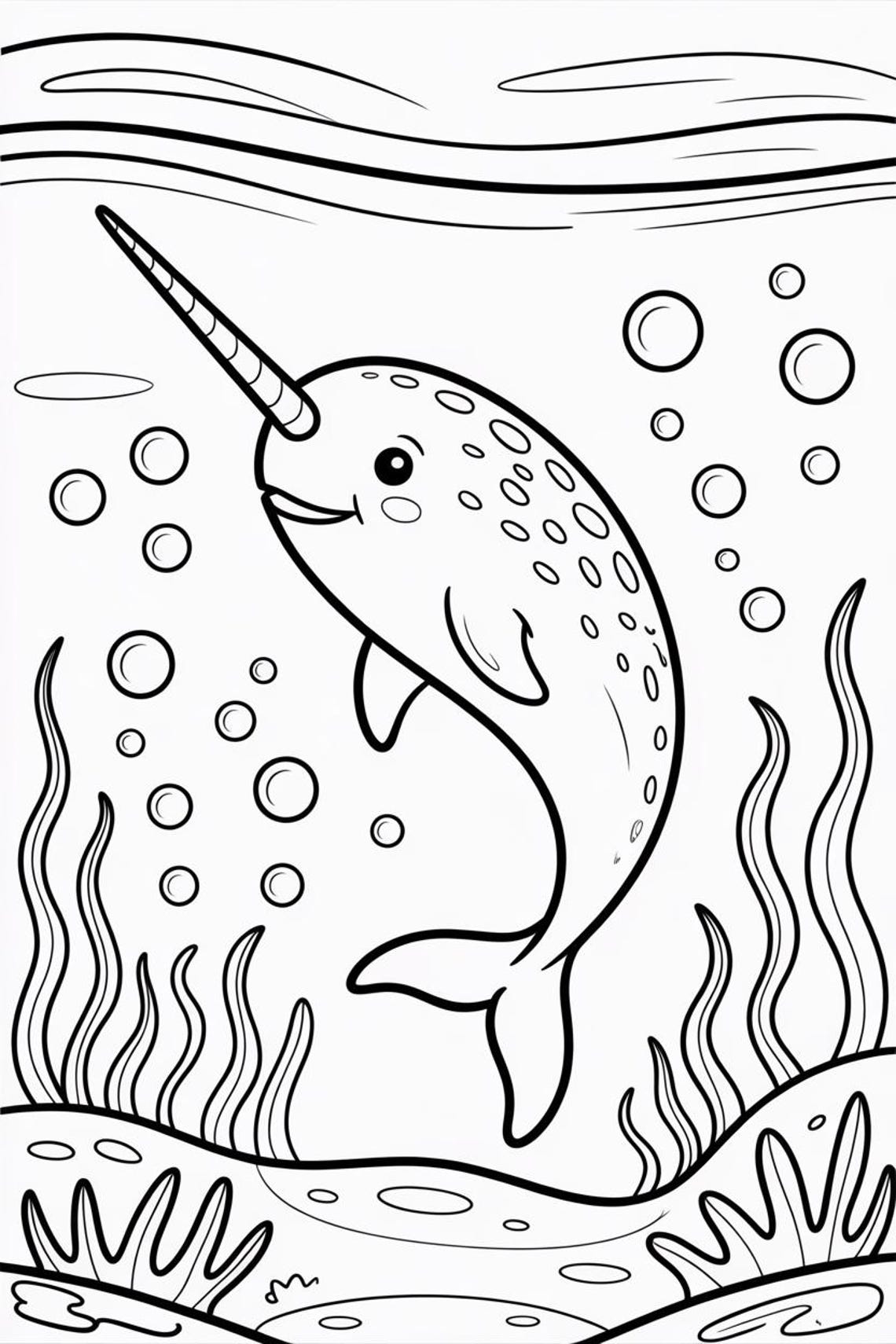 Whale Coloring Pages for Kids | 15 Ocean Animal Sheets (printable PDF ...