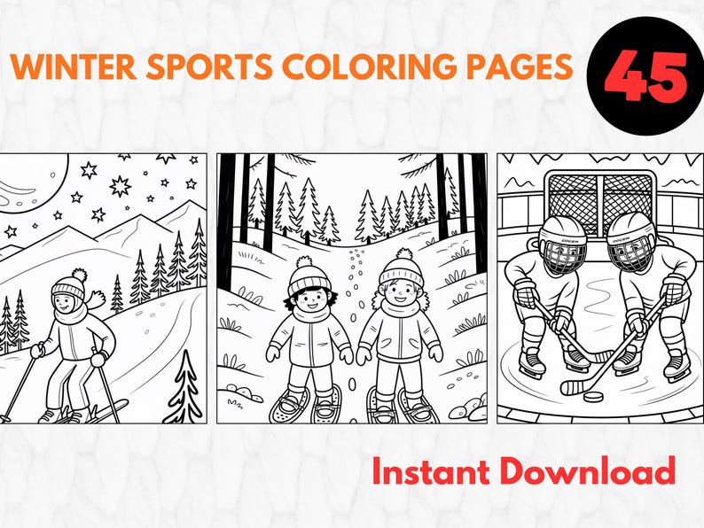 Winter Activities Bundle for Kids | Coloring Pages, Story Cards ...