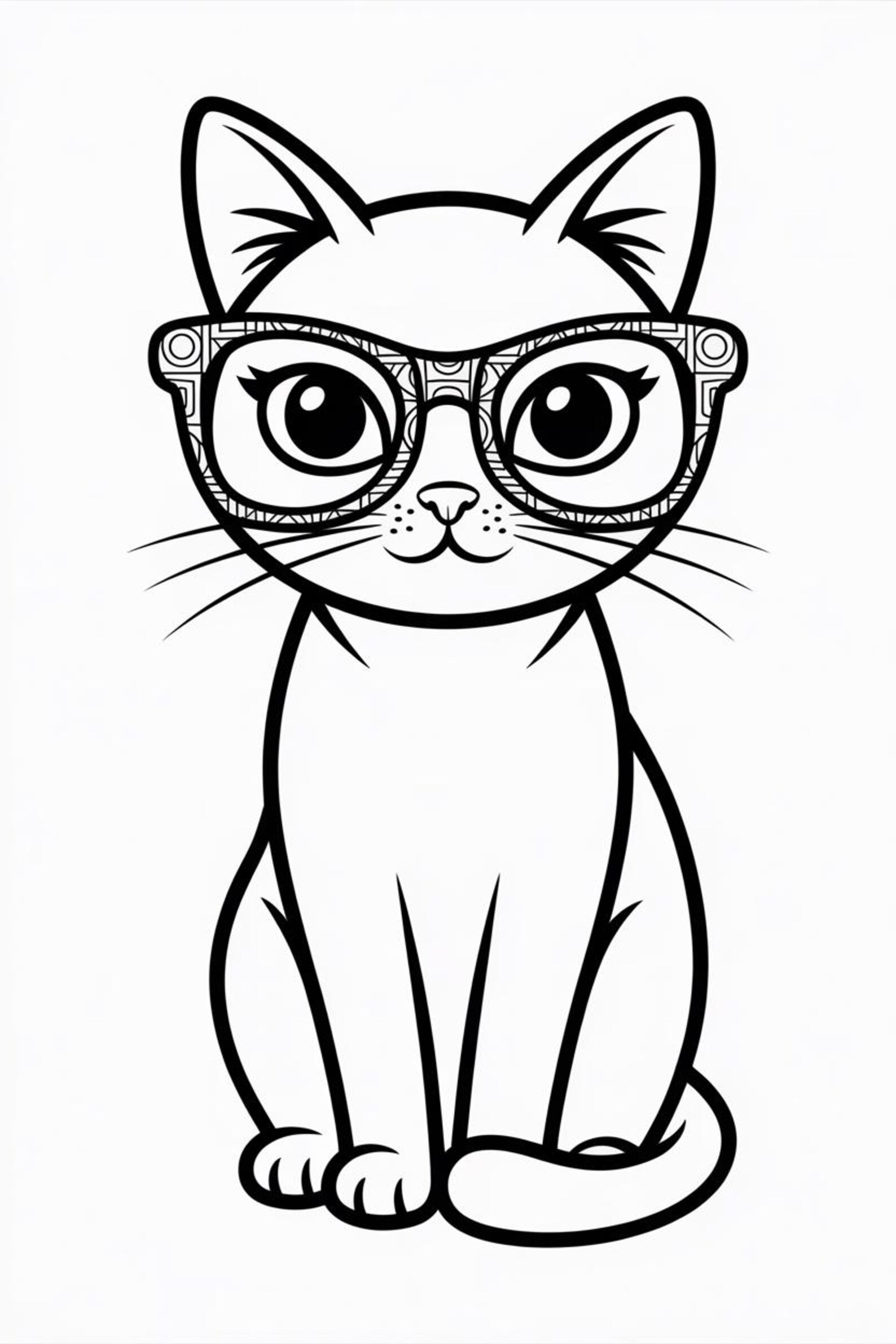 Cat Coloring Book | 20 Printable Pages (digital Download - Etsy