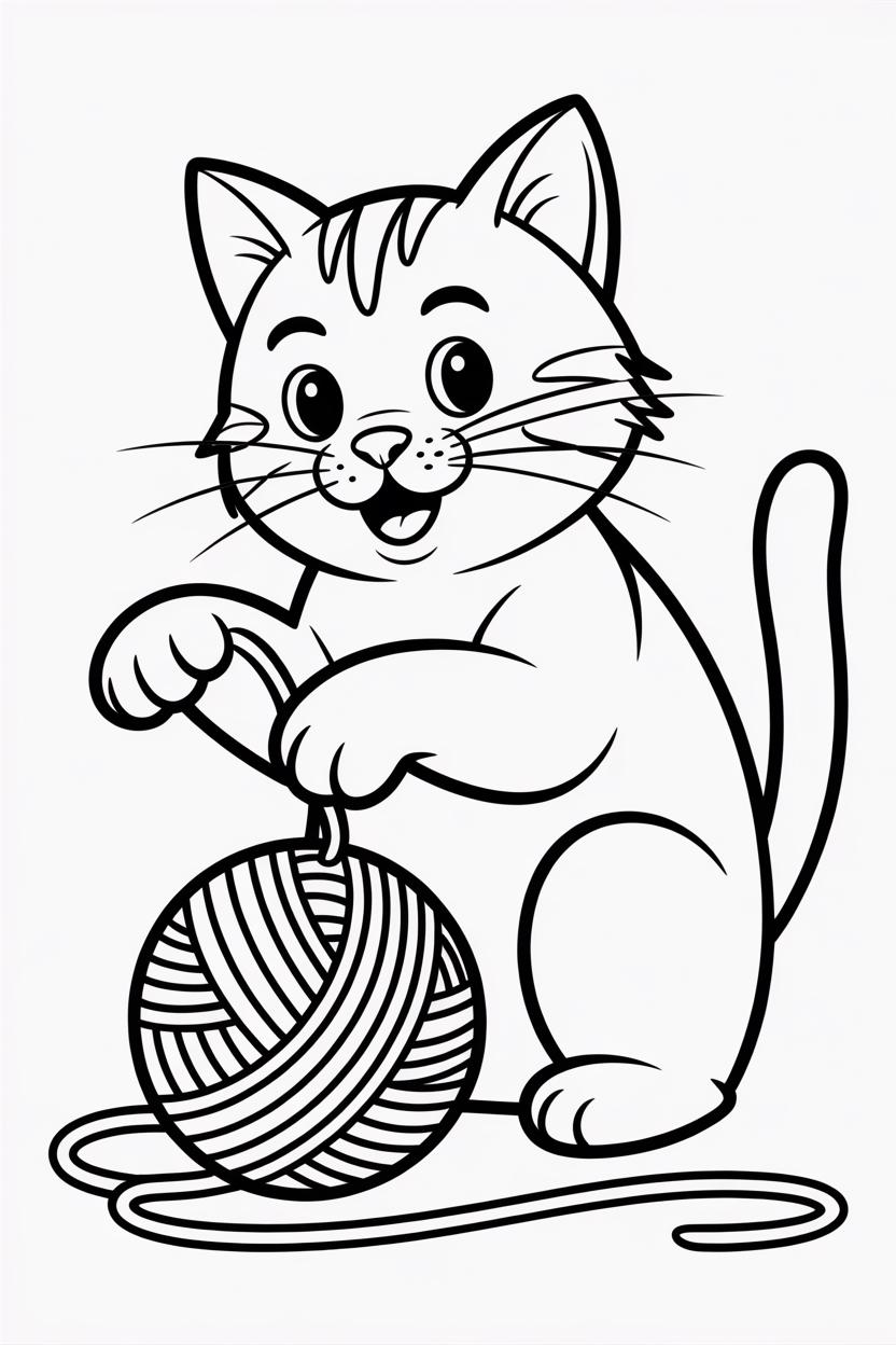 Cat Coloring Book | 20 Printable Pages (digital Download - Etsy
