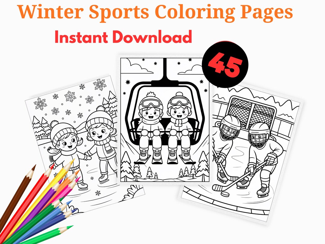 Winter Activities Bundle for Kids | Coloring Pages, Story Cards ...
